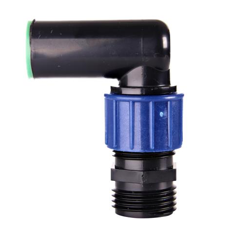 Sprinkler Riser Adapter, Multi-Inlet X 1/2 in. Tubing, Swivel Elbow ...